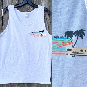 chubbies | Shirts | Chubbies Tank Top Gray With Retro Rv Summer | Poshmark
